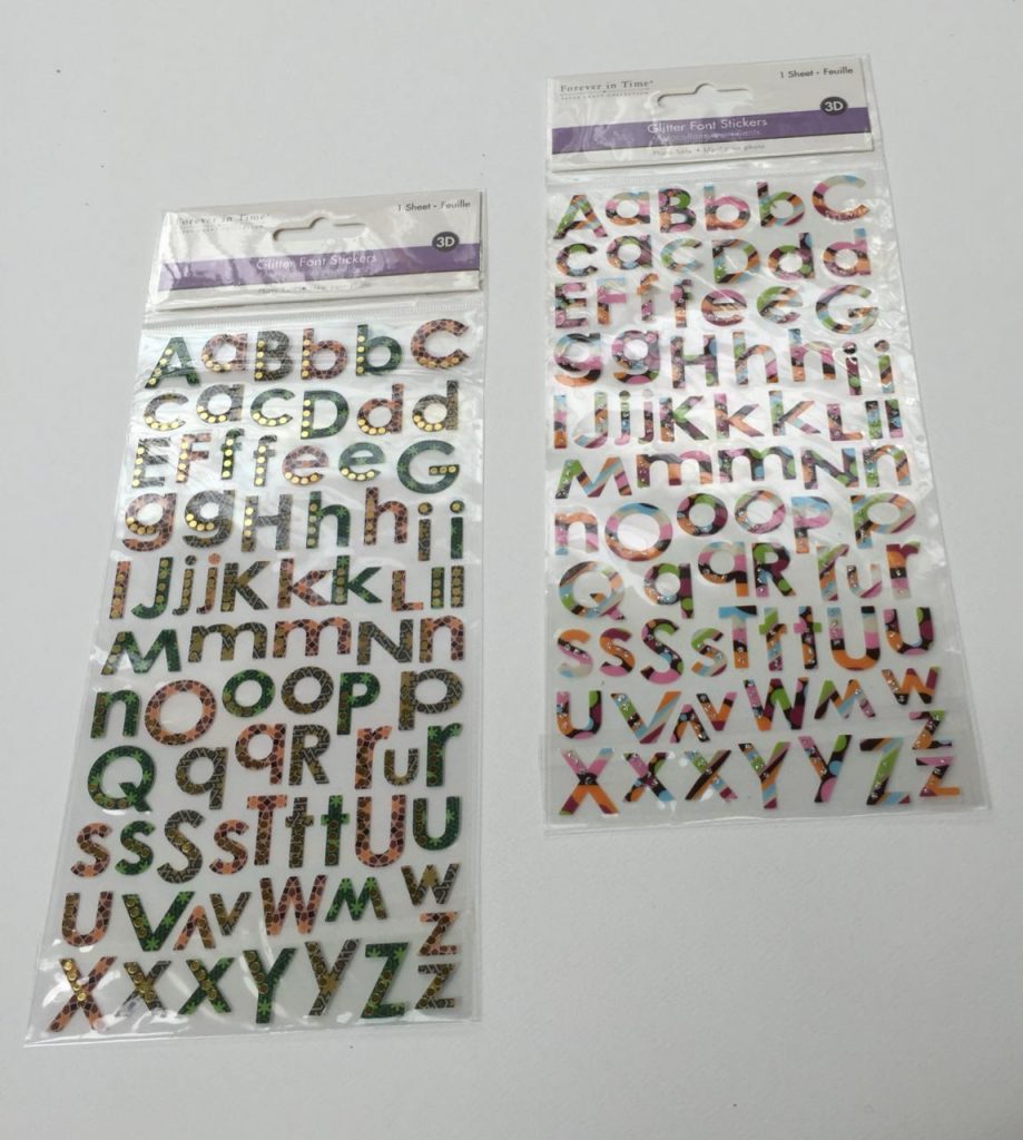 STICKER ABECEDARIO EN 3D | Santiago Papeleria